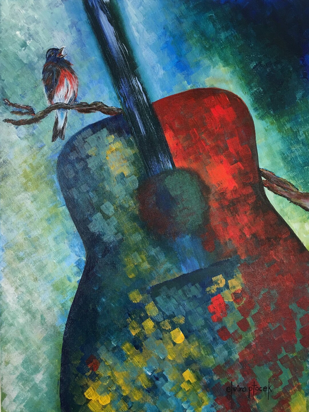 SING 18 X 24 Original Acrylic on Canvas - Etsy