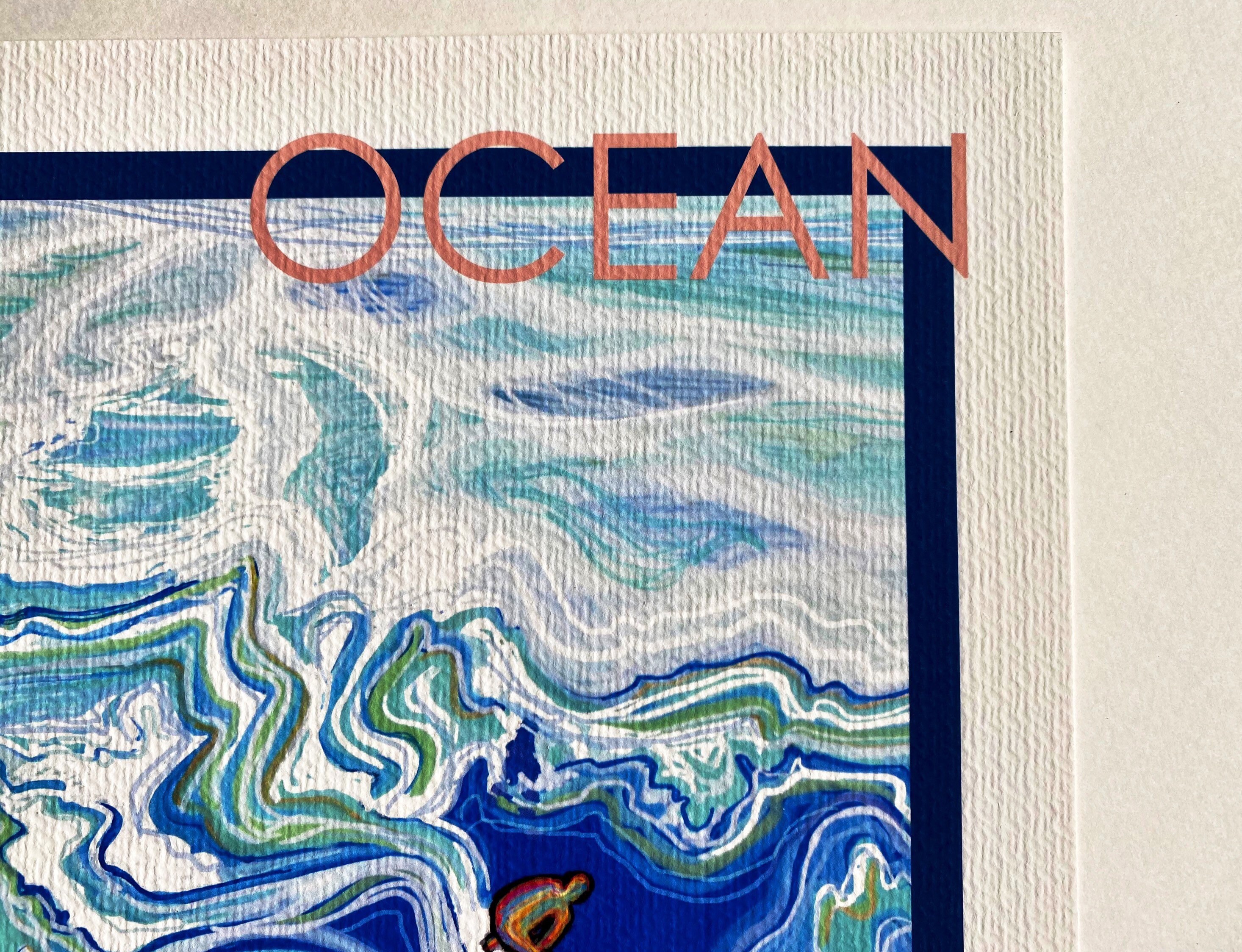 Instant Download Ocean Digital Art Print A4 - Etsy