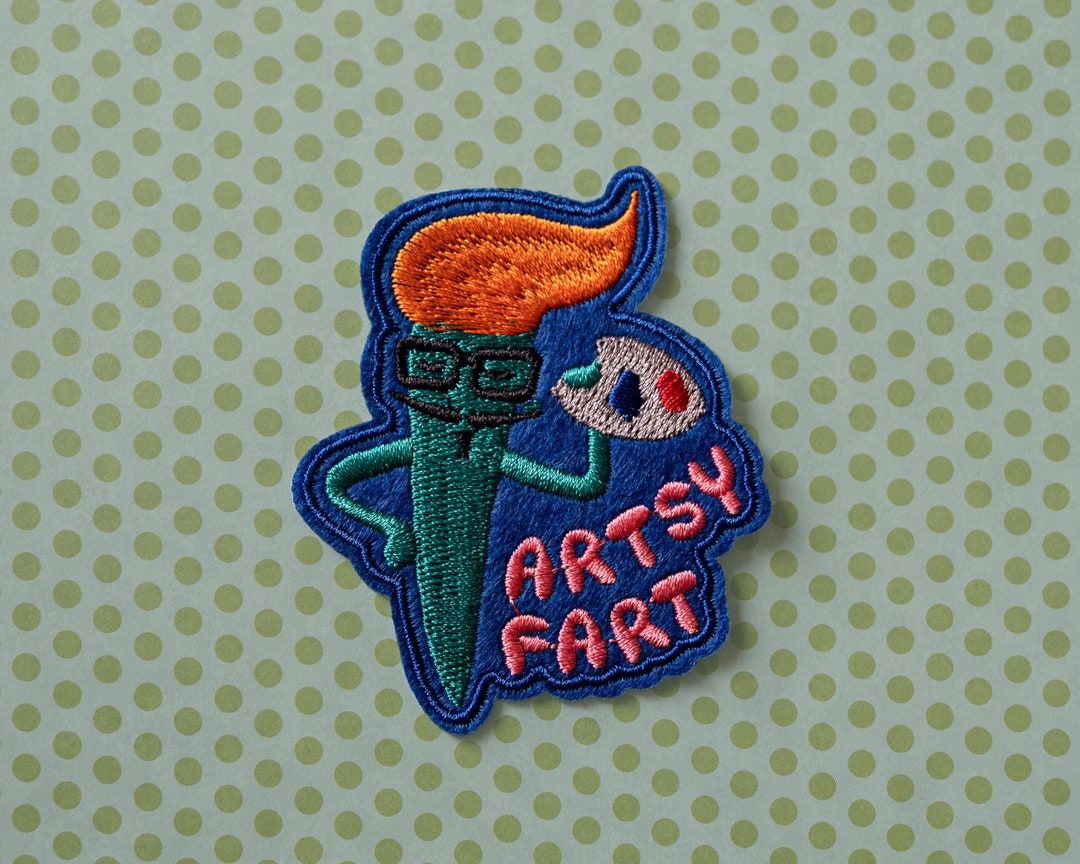 Artsy Fart Embroidery Patch Iron on Patch Craft Diy 43 - Etsy