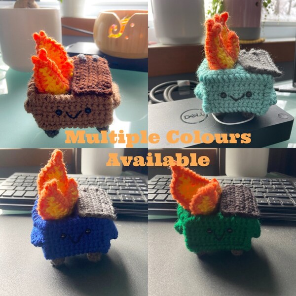 Dumpster Fire Plush - Etsy