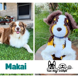 Custom Stuffed Dog, Custom Dog Plush, Custom Crochet Dog, Custom Pet ...