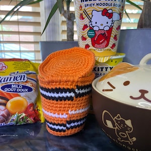 Super Cute Crochet Ramen Cups - Etsy
