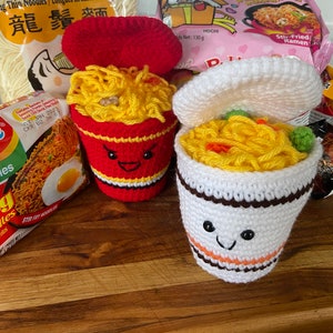 Super Cute Crochet Ramen Cups - Etsy