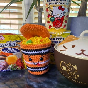 Super Cute Crochet Ramen Cups - Etsy