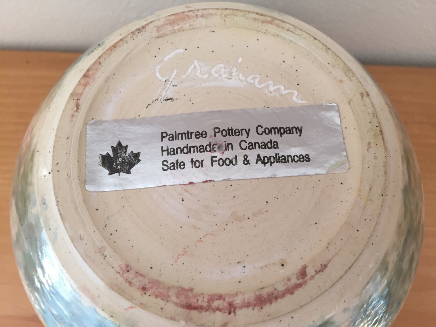 Vintage Palm Tree Pottery Company Dish - Etsy