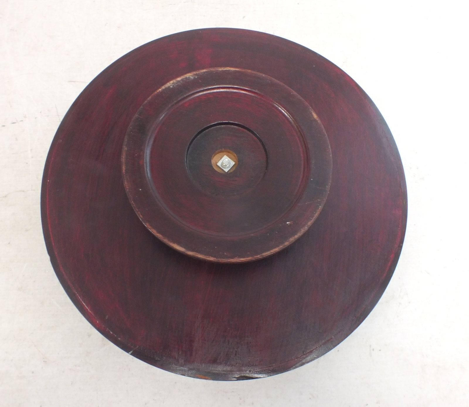 Vintage Large Wooden Rotating Carousel Storage Box With Lid - Etsy