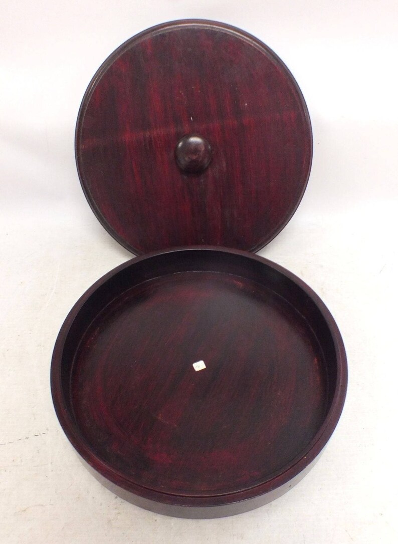 Vintage Large Wooden Rotating Carousel Storage Box With Lid - Etsy