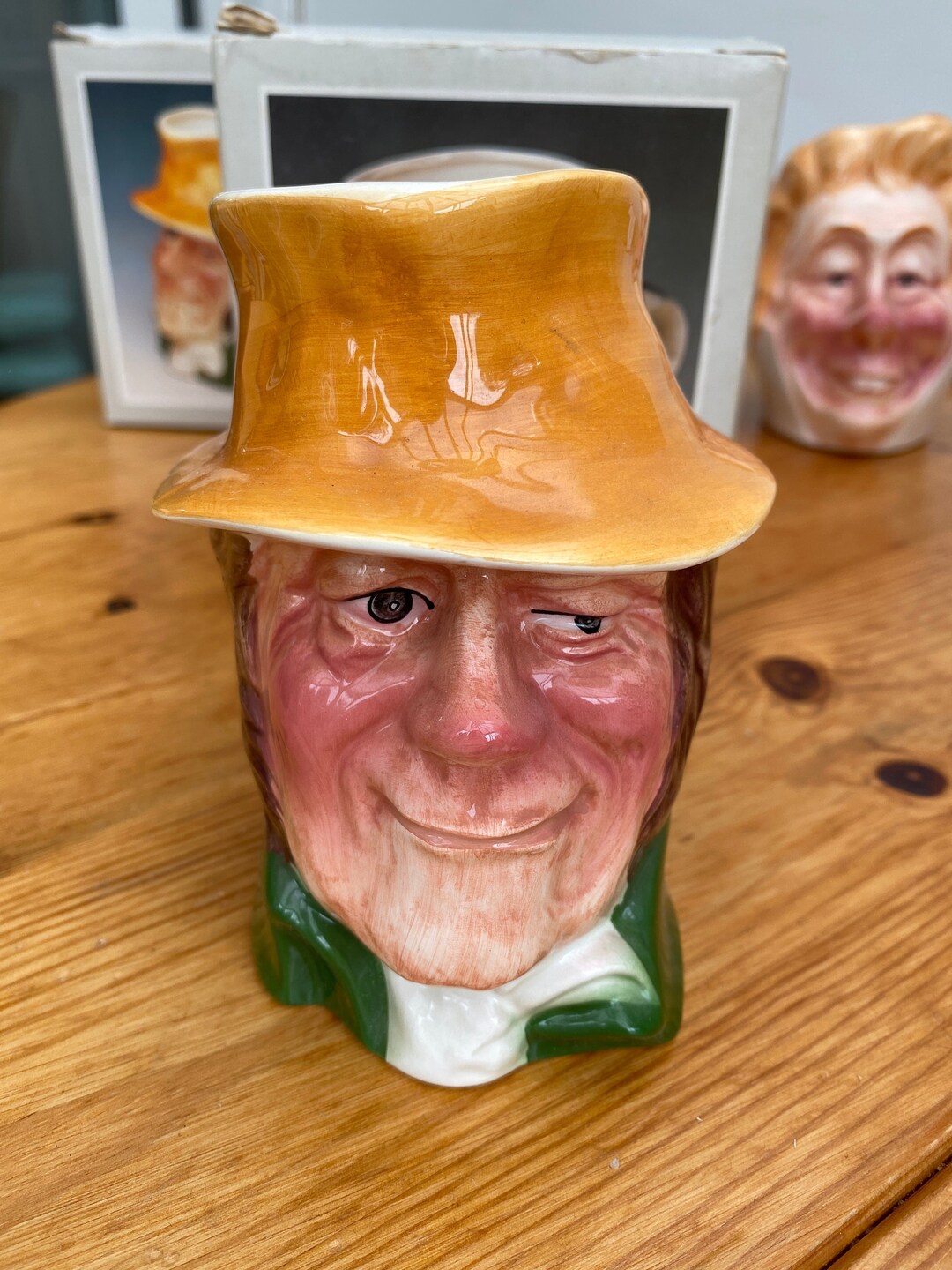 Vintage Charles Dickens Character Bill Sikes Toby Jug by Leonardo From ...