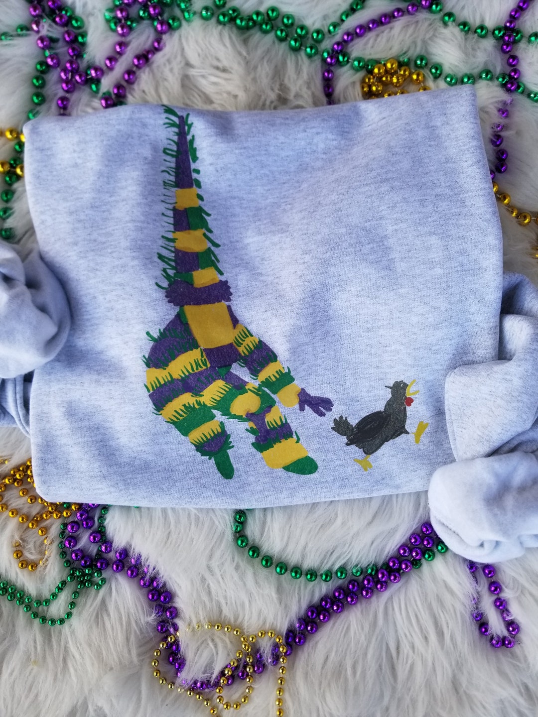 Chicken Run Shirt | Louisiana Long Sleeve | Mardi Gras Shirt - Etsy