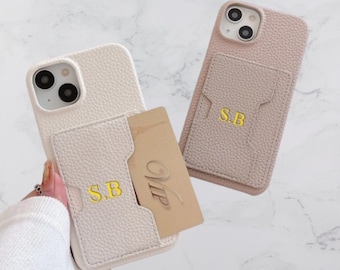 Personalized Gold Initial Letters Custom Name Wallet Card Holder Wallet ...