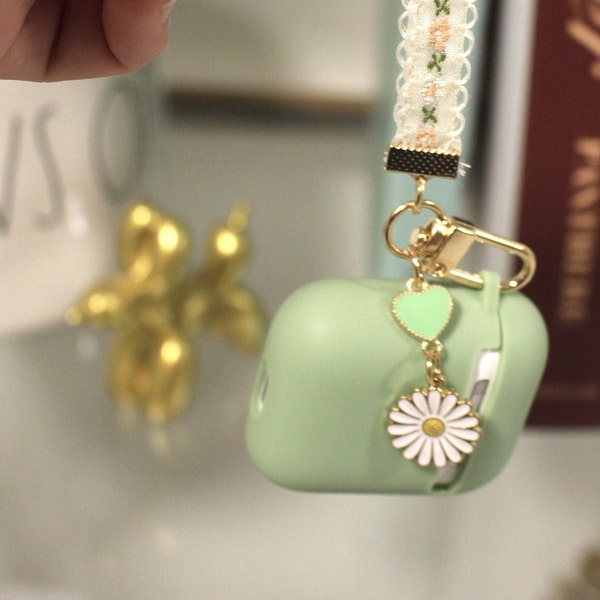 Silicone AirPod Case With Keychain - Etsy