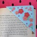 Cute Embroidered Cherry Blossom Flower Corner Bookmark|pretty Sakura ...