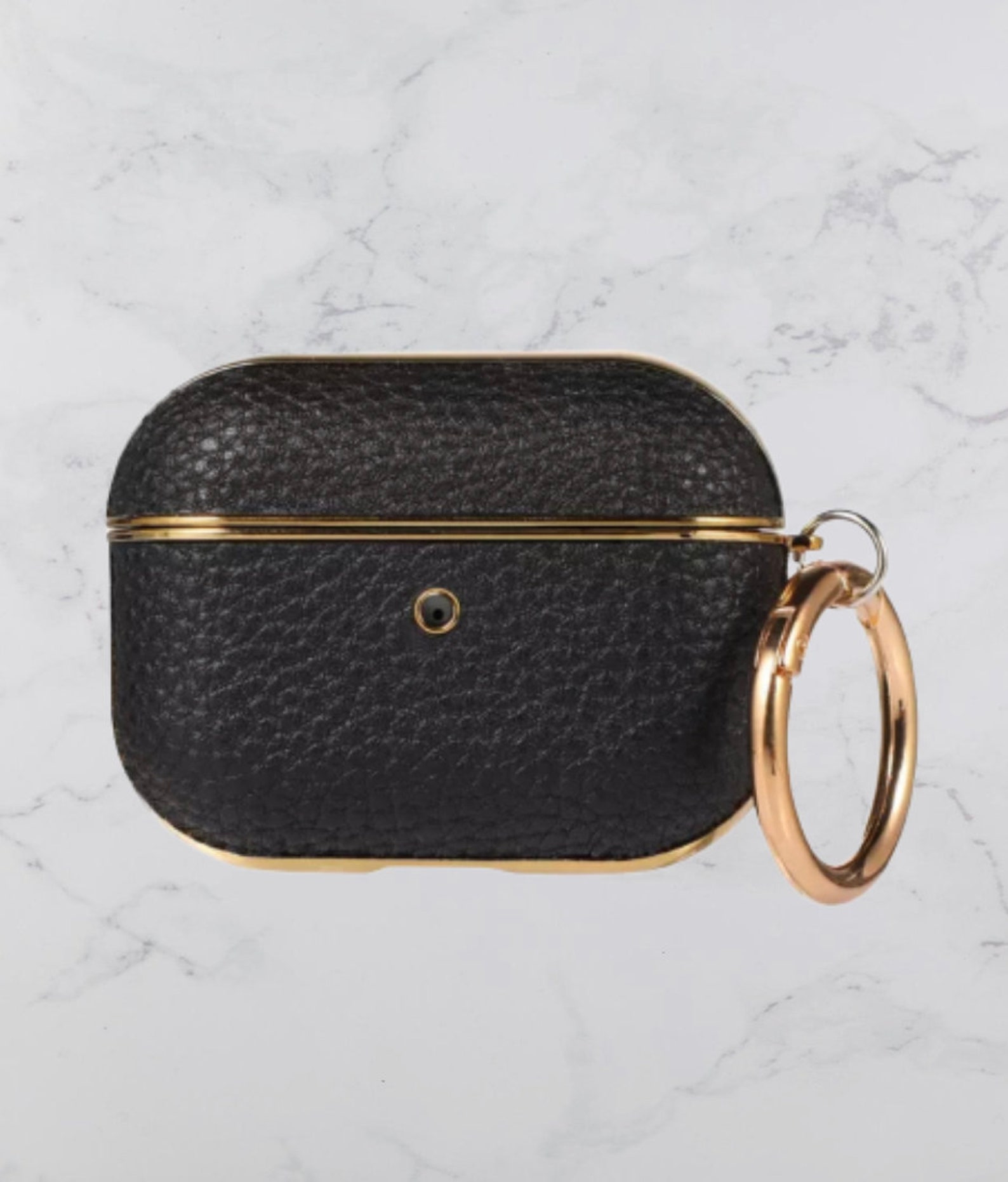 Personalized Custom Gold Initials Monogram Leather Airpod - Etsy