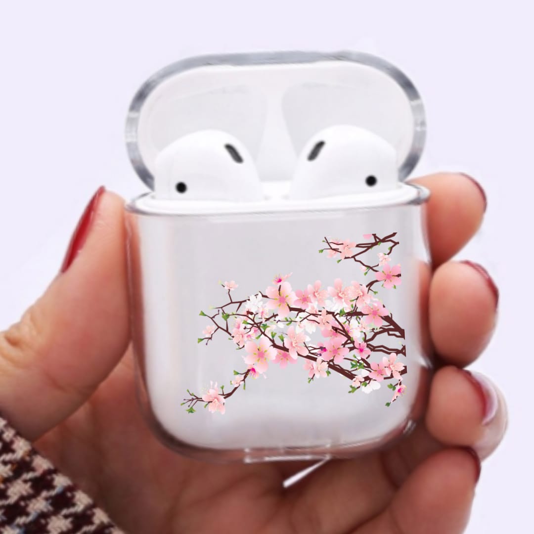 Cute Cherry Blossom Sakura Clear AirPod Pro Case | Japanese Flowers ...