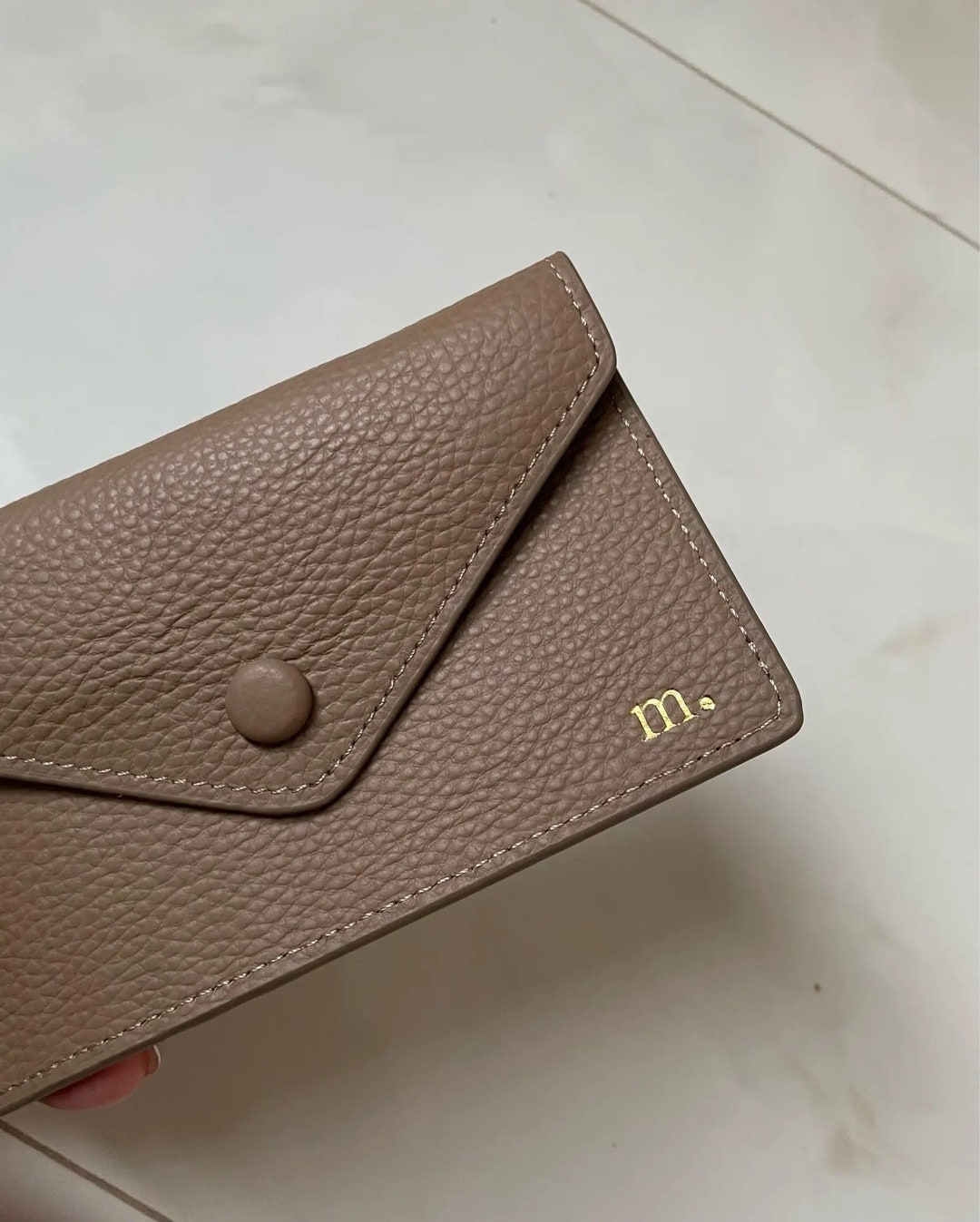 Personalized Monogram Credit Card Holder Leather Custom Card Wallet ...