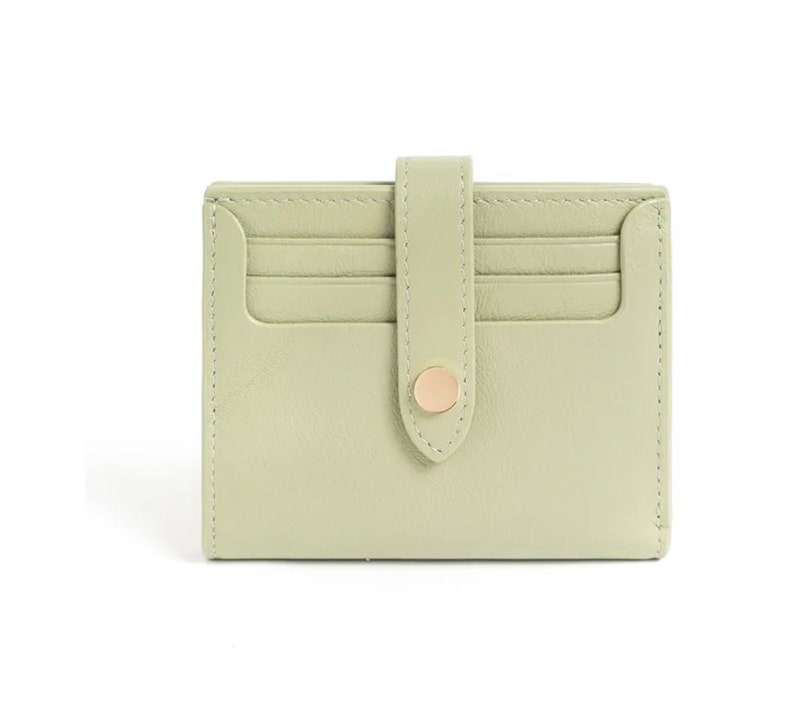 Personalized Monogram Mini Credit Card Holder Pebble Leather Custom ...