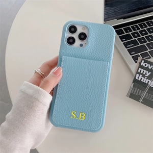 Personalized Gold Initial Letters Custom Name Wallet Card Holder Wallet ...