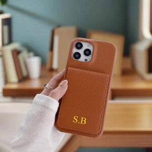 Personalized Gold Initial Letters Custom Name Wallet Card Holder Wallet ...