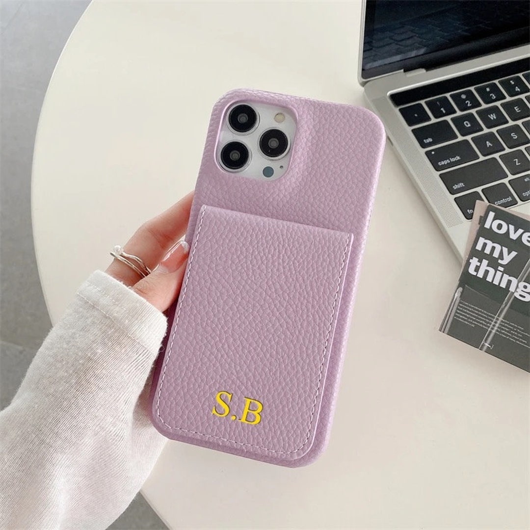 Personalized Gold Initial Letters Custom Name Wallet Card Holder Wallet ...