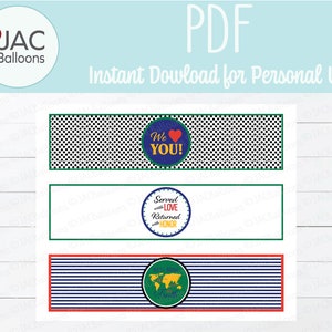 Missionary Water Bottle Labels • Mission Accomplished • South Africa ...