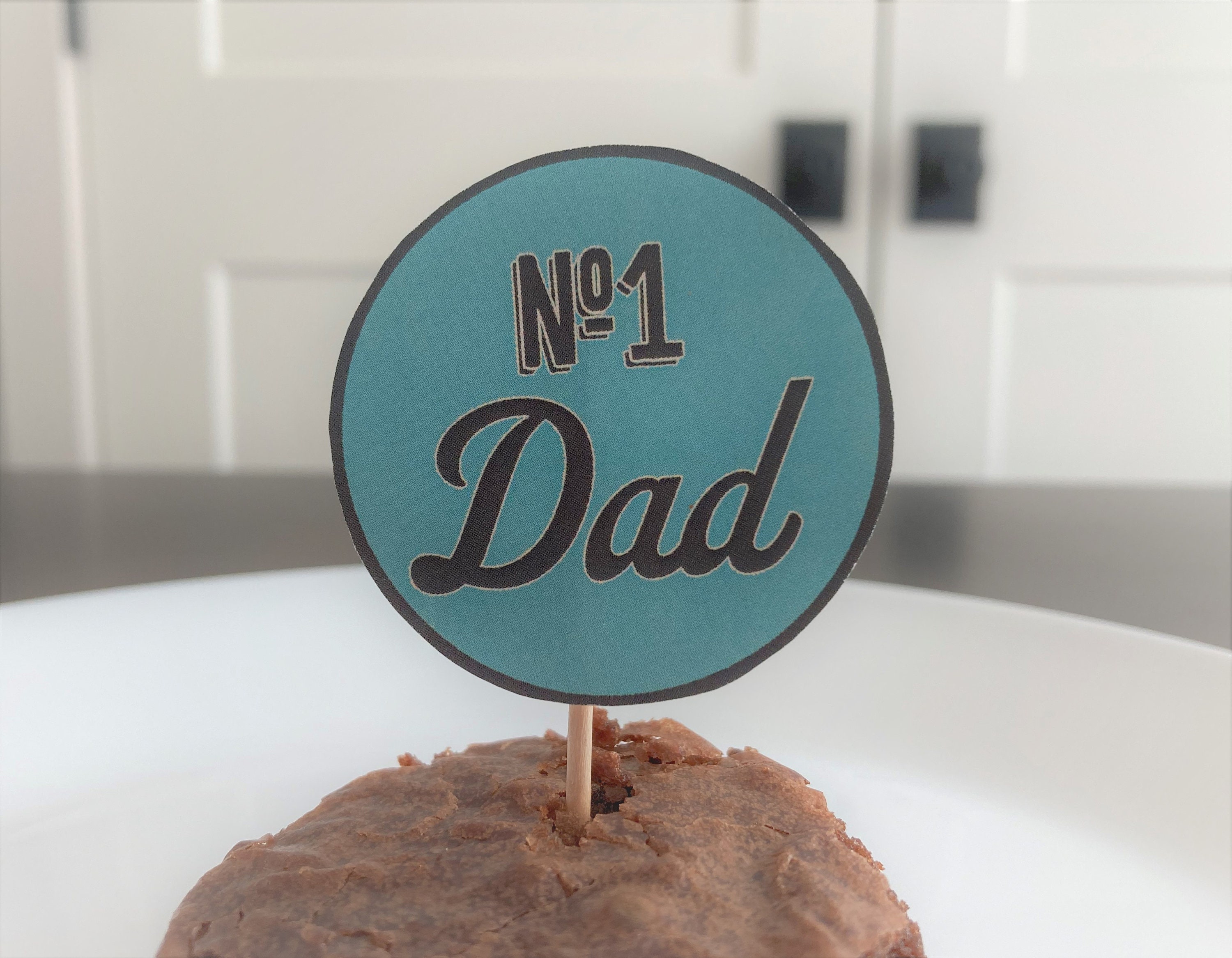 Retro Father's Day Cupcake Toppers Father's Day or | Etsy
