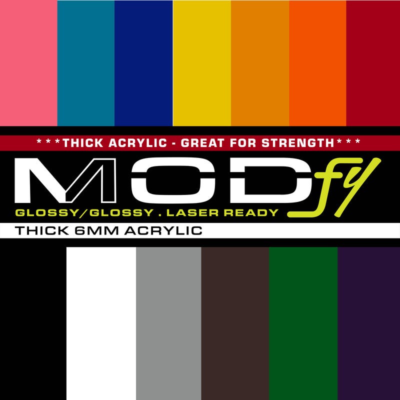 6 Mm Thick Acrylic - Etsy