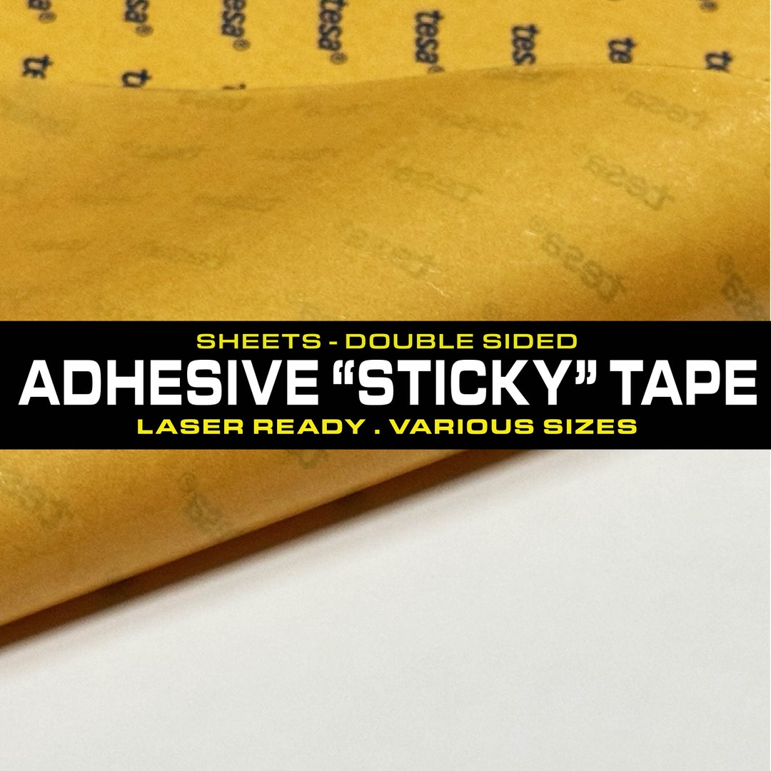 Adhesive STICKY Sheets Laserable - Etsy