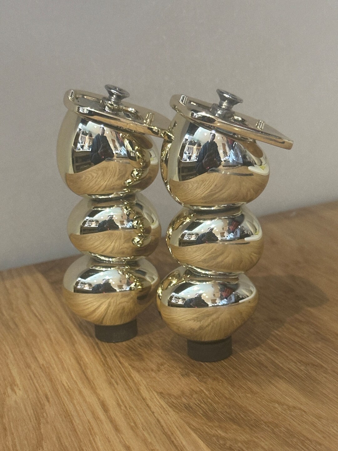 Gold Stacked Egg Heel 7cm - Etsy