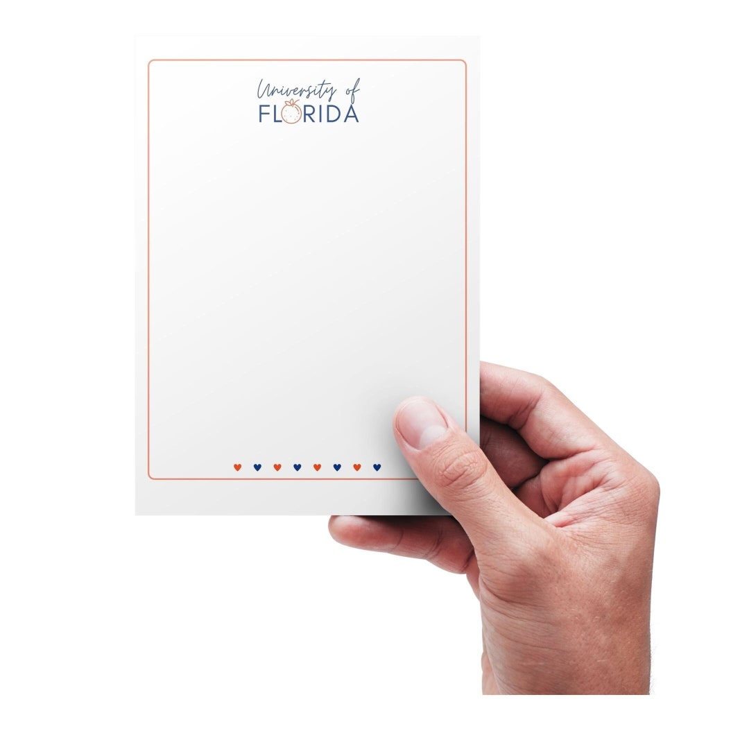 Go Gators!! University of Florida Notepad Printable. Instant Download ...