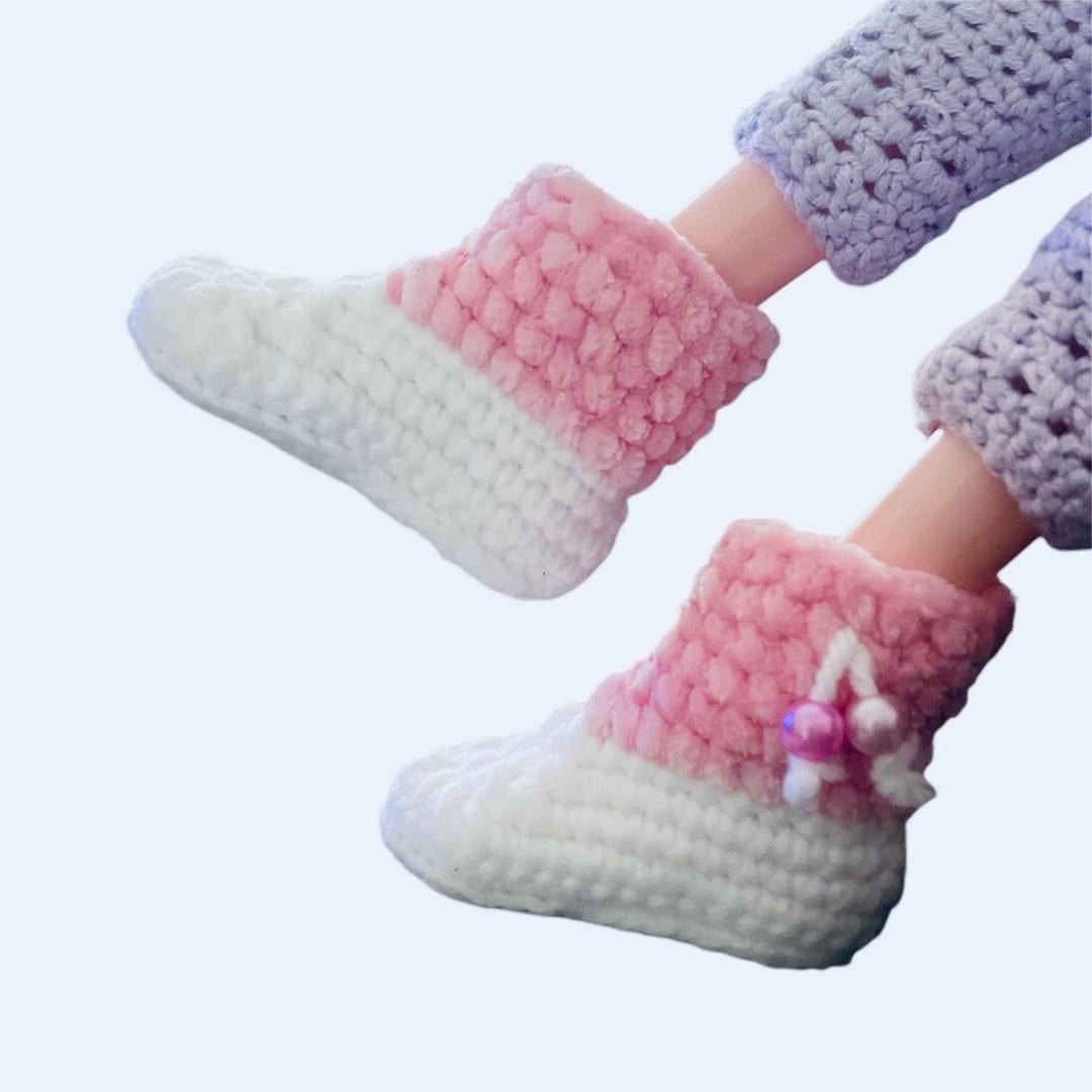 Smart Dolls BJD 24” (60cm) Slip on Crochet Ankle Booties/shoes ...