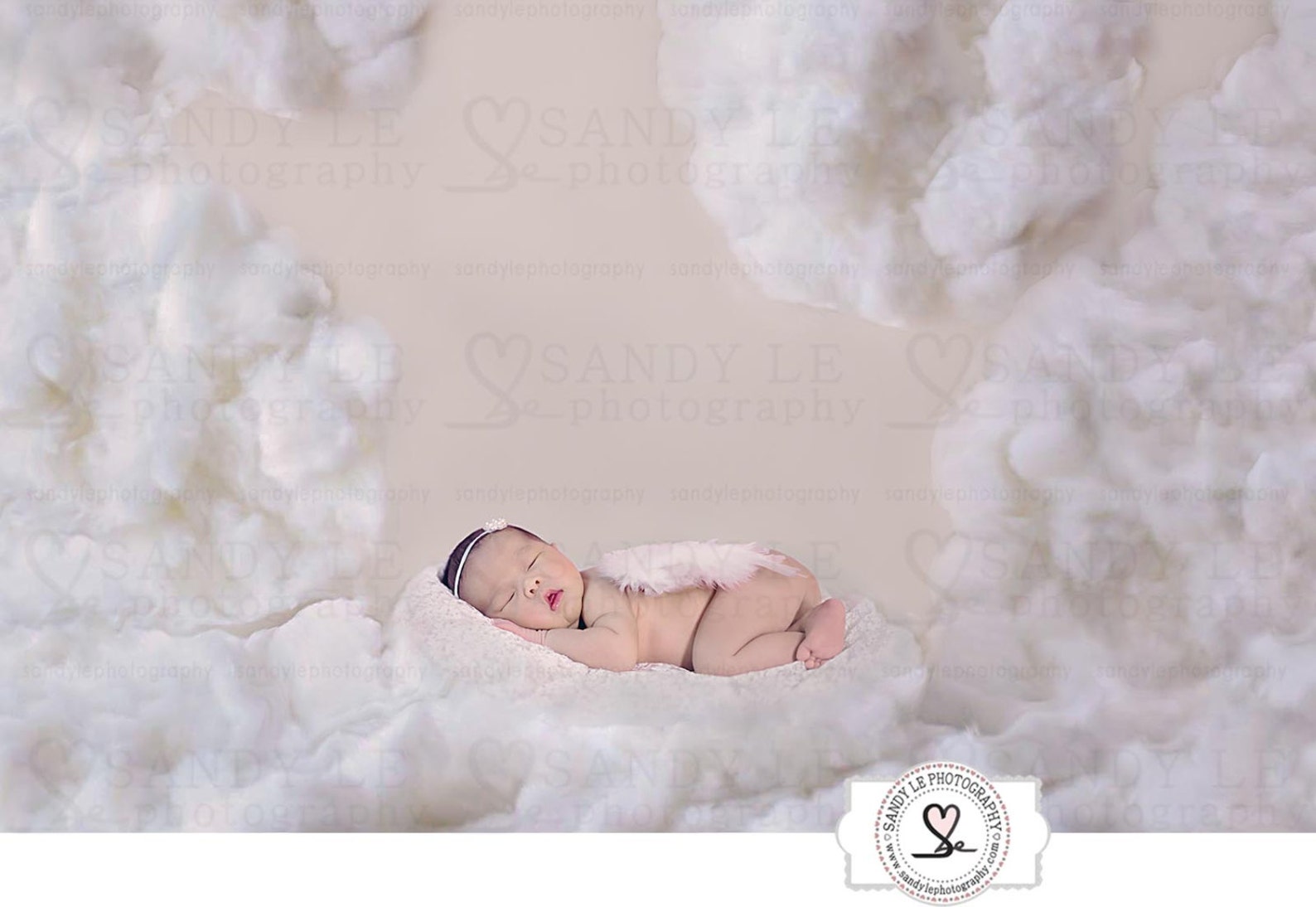 Newborn Digital Backdrop White and Gray Clouds Background Composite - Etsy