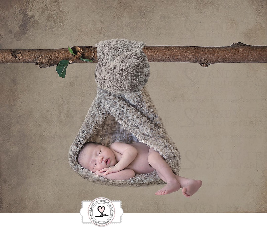 Newborn Digital Backdrop - Rustic Hanging Tree Branch Background ...