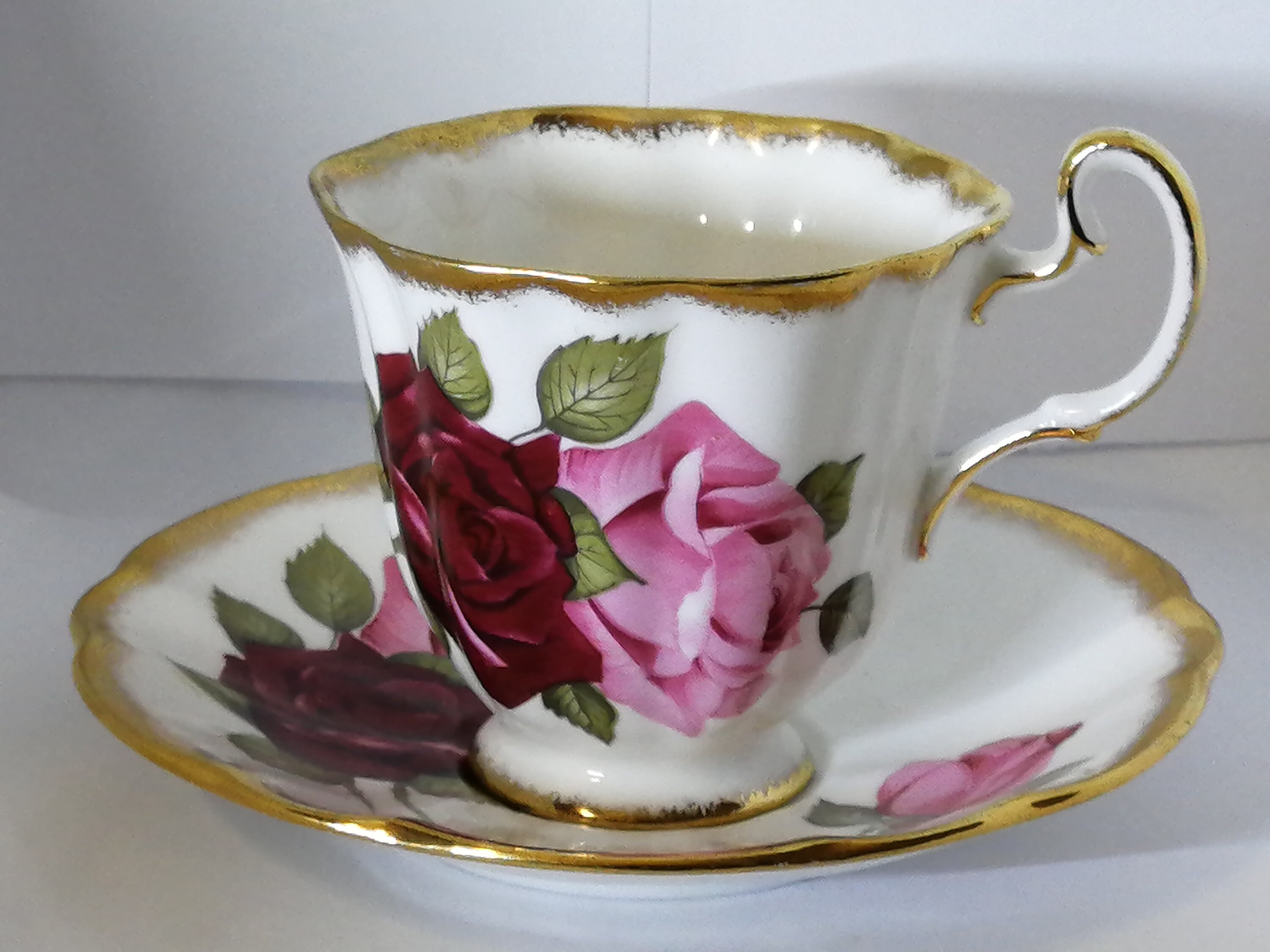 Royal Adderley Cup and Saucer Bone China Made in England - Etsy