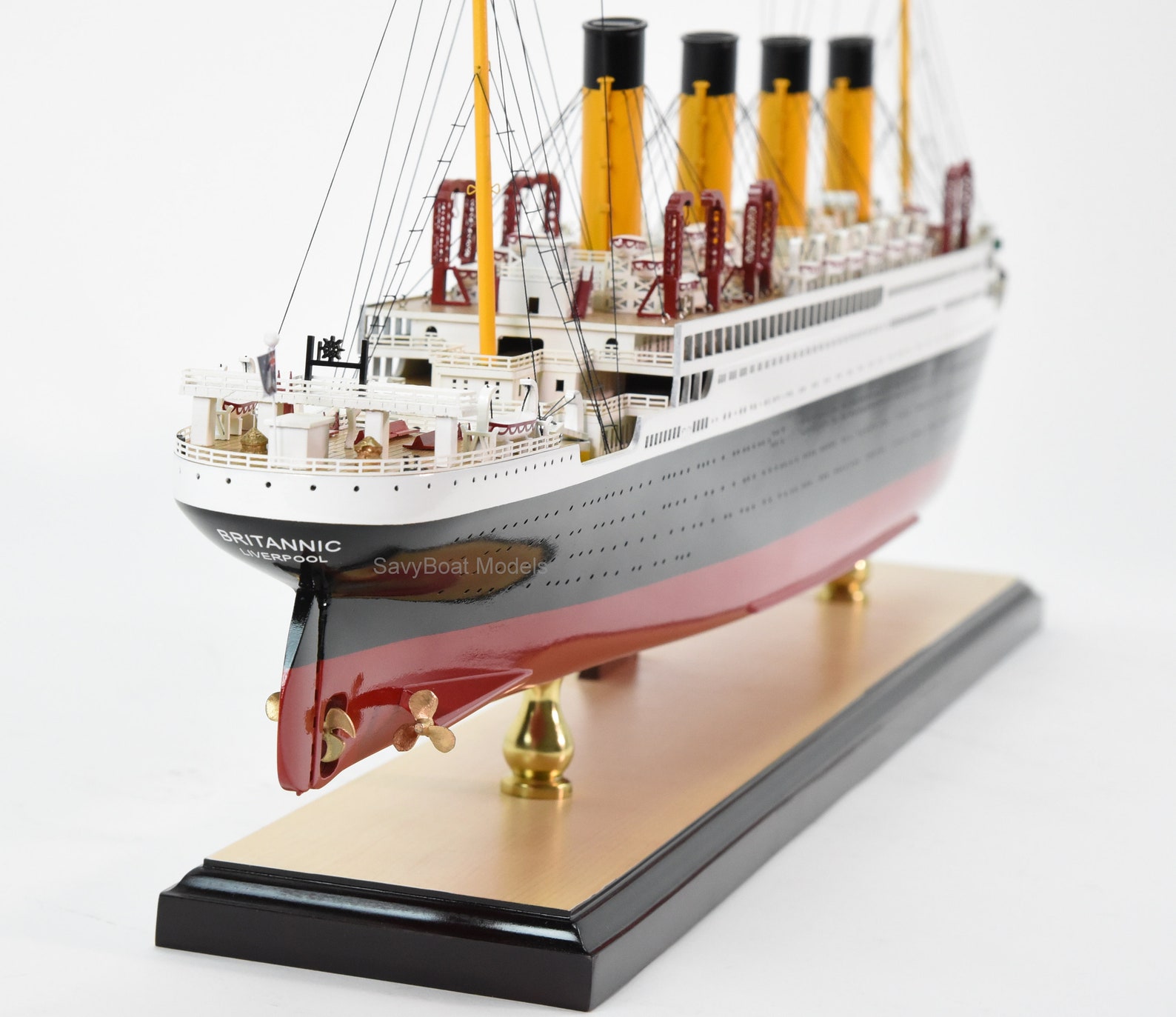 RMS Britannic White Star Line Cruise Ship Model 40 - Etsy