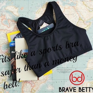 Brave Betty Travel Bra Provides the Security of a Money Belt With the ...