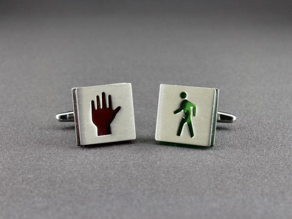 Pedestrian Crosswalk Signal Red Hand Stop Green Man G… - Gem