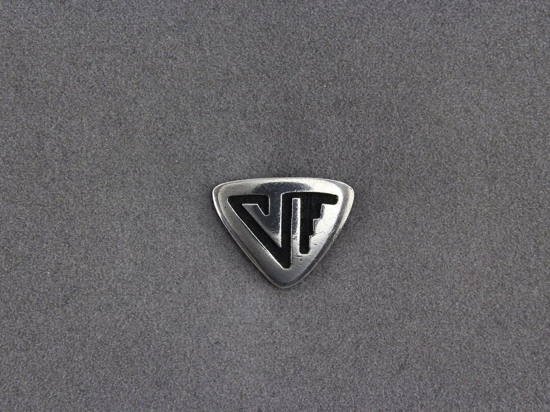 Vintage Tony Kyasyousie Hopi Tribe Sterling Silver Overlay With Native ...