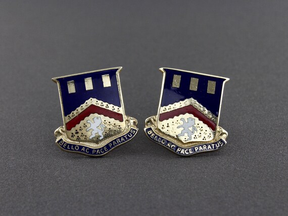 Vintage Swank US Army Unit Crest 112th Engineer Batta… - Gem