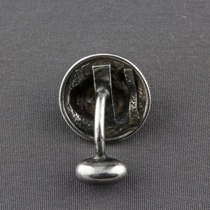 Vintage Victorian Repousse Sterling Silver 1910 Barber Dime Pop Out ...