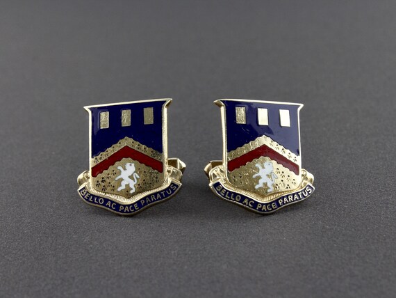 Vintage Swank US Army Unit Crest 112th Engineer Batta… - Gem