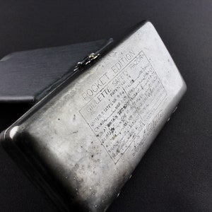 Vintage 1904 King Gillette Pocket Edition Silver Double Edge Safety ...