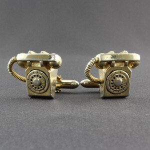 Vintage Swank Rotary Dial Landline Classic Model 500telephone Cufflinks ...
