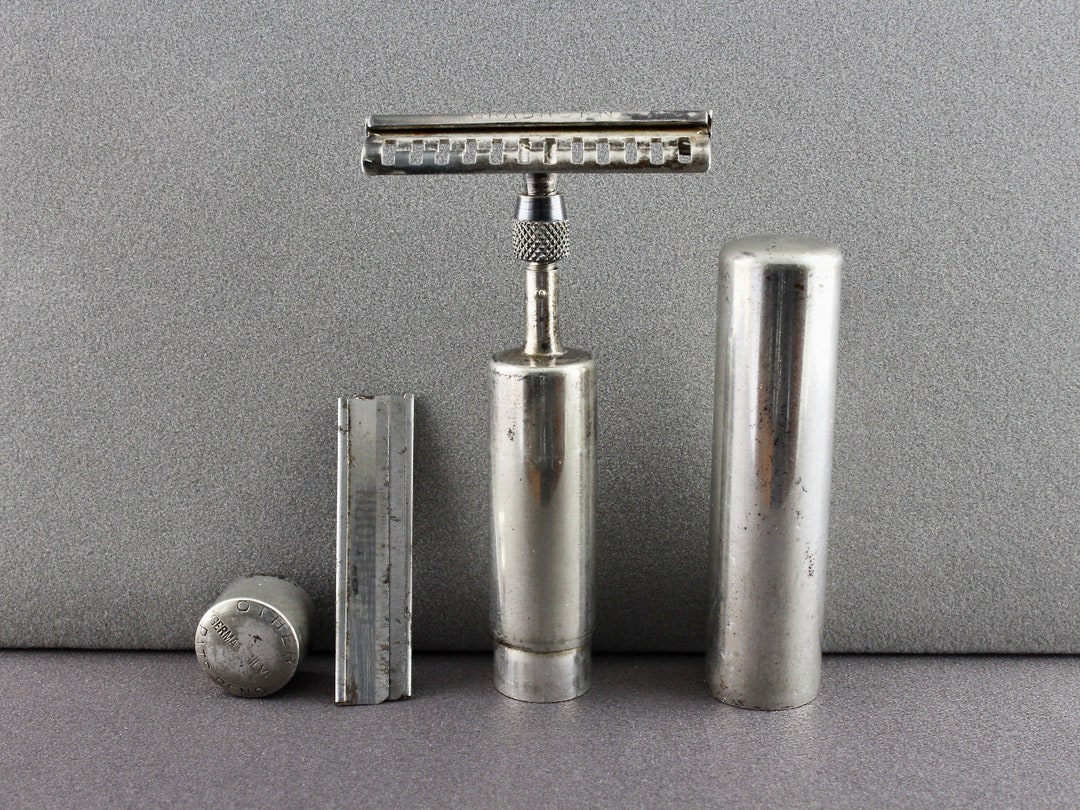 Vintage 1910s Grabhorn Vest Pocket Folding Single Edge Safety Razor and ...