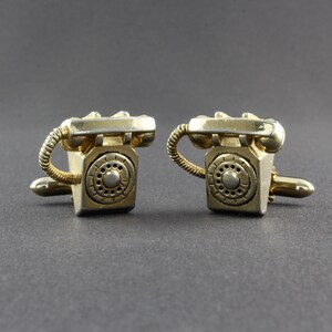 Vintage Swank Rotary Dial Landline Classic Model 500telephone Cufflinks ...