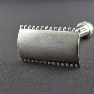 Vintage 1904 King Gillette Pocket Edition Silver Double Edge Safety ...