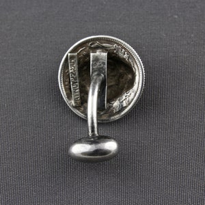 Vintage Victorian Repousse Sterling Silver 1910 Barber Dime Pop Out ...