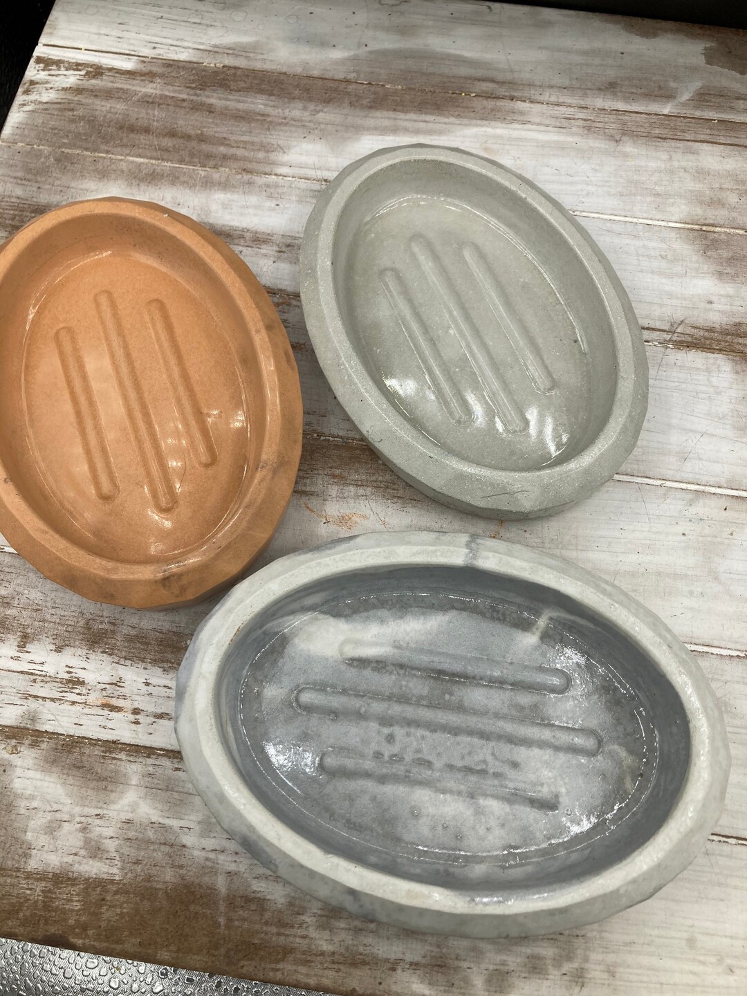 Cement Soap Dish. Custom Colors Welcome - Etsy