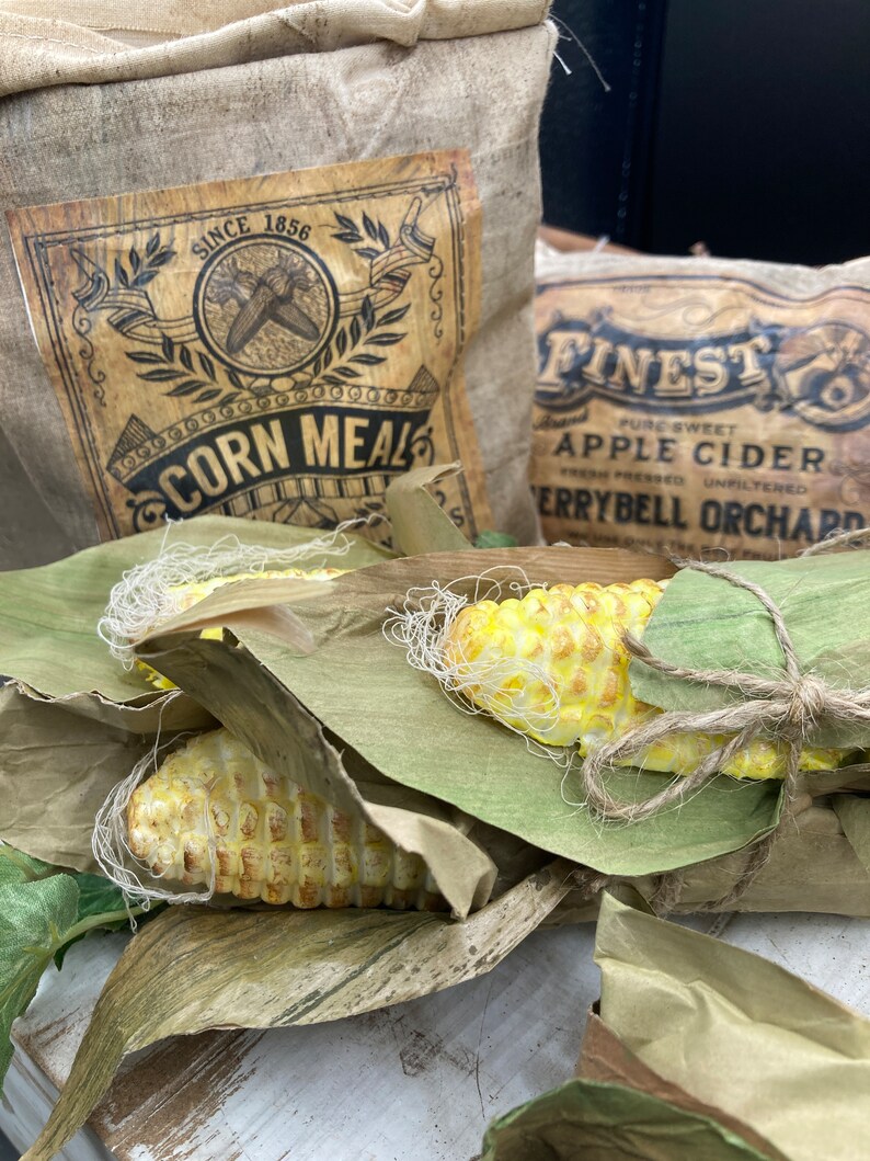 Faux Corn on the Cob in Husk - Etsy