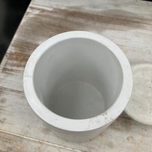 Smooth Cement Jar With Lid - Etsy