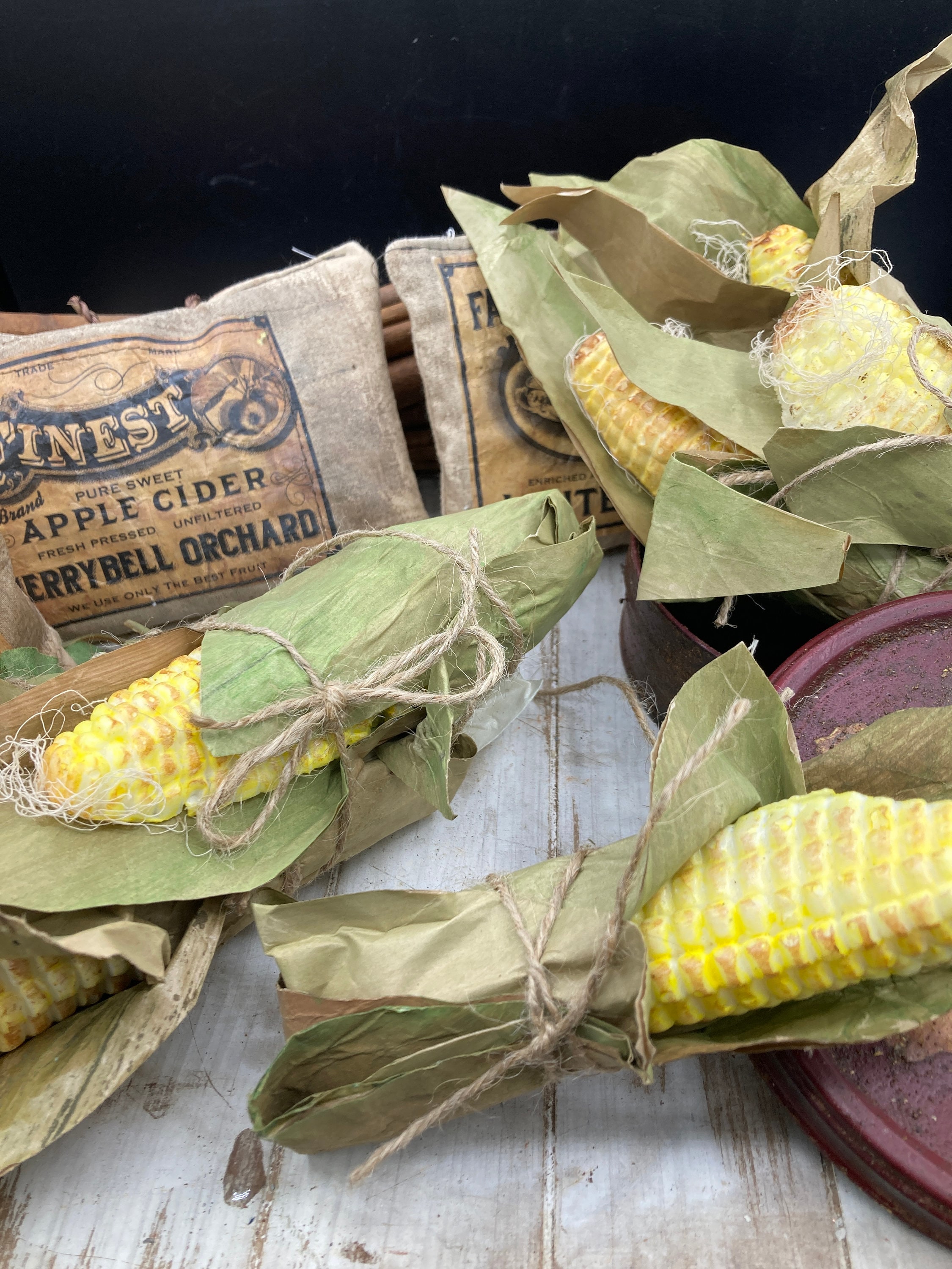 Faux Corn on the Cob in Husk - Etsy